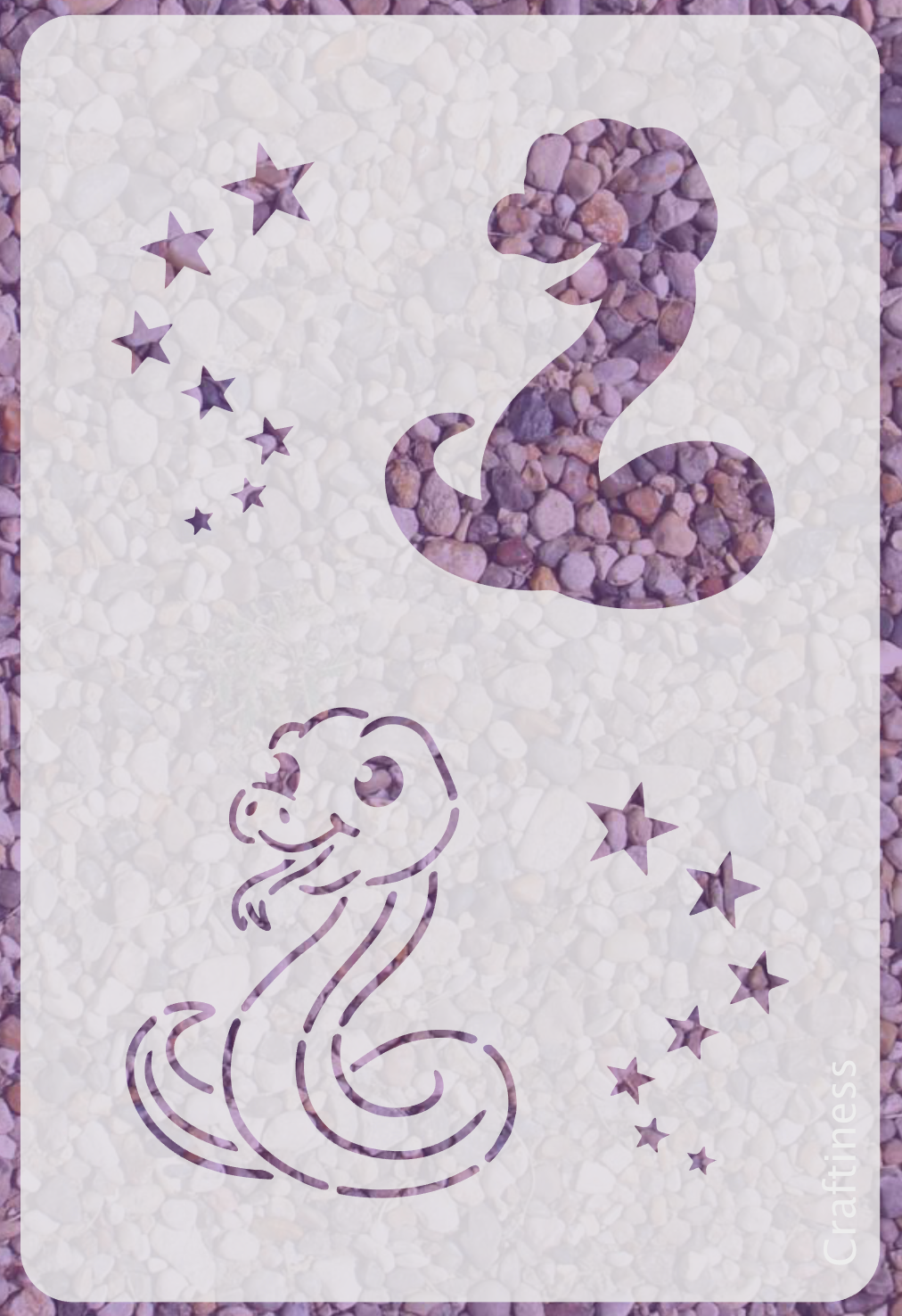 Cute Snake Stencil – CraftiNess