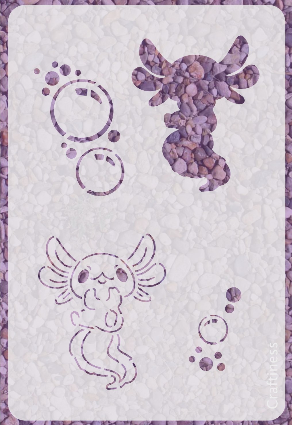 Axolotl Stencil – CraftiNess