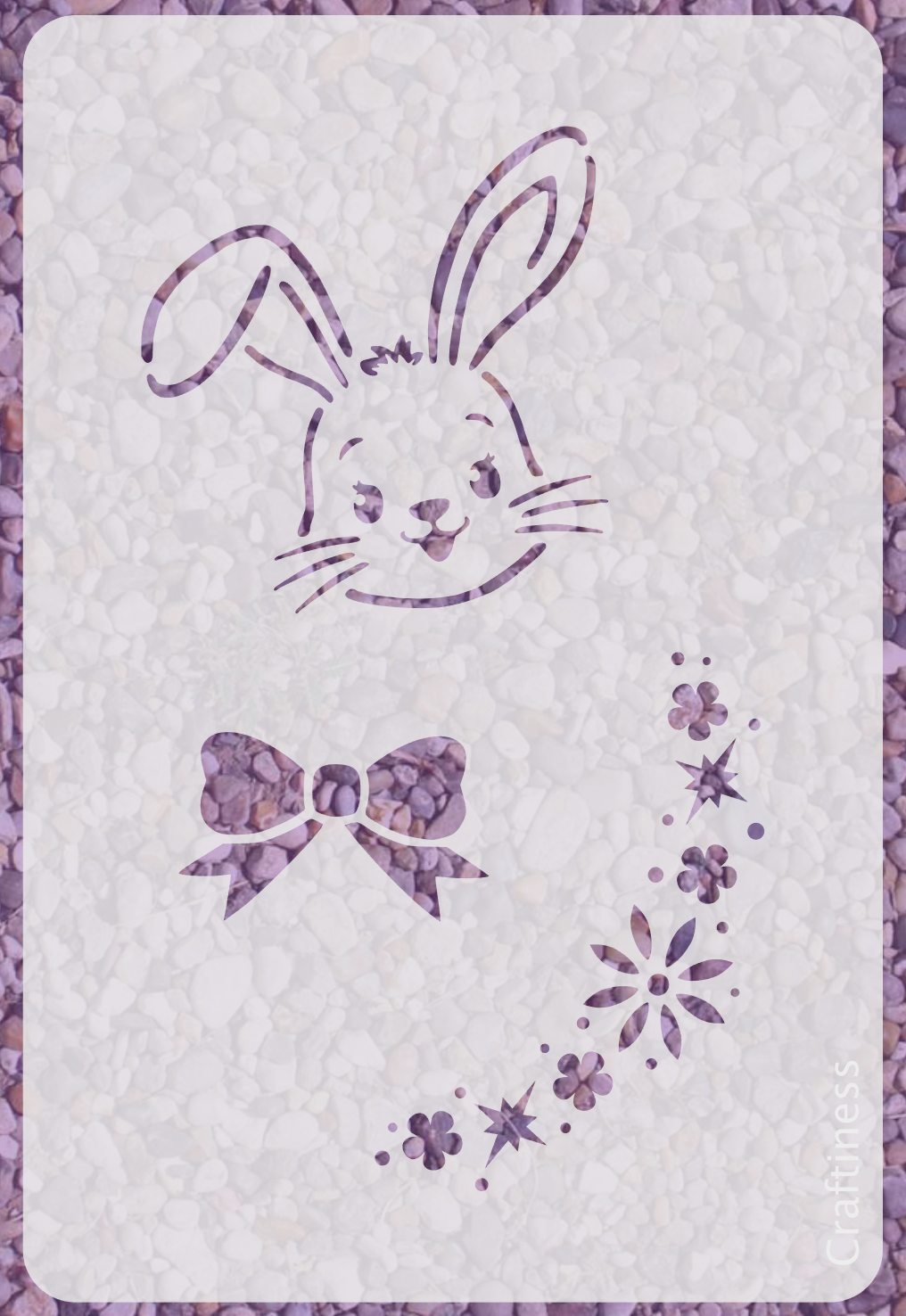 Bunny Face Stencil – CraftiNess